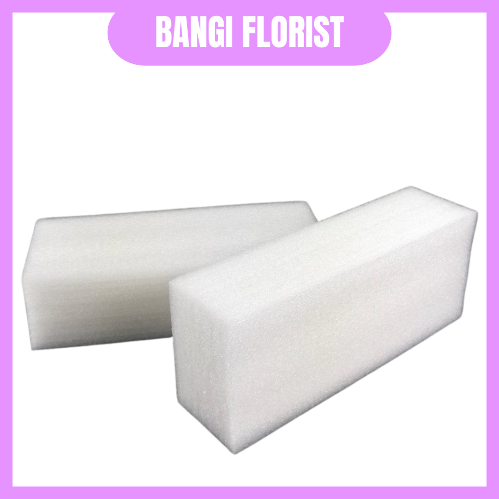 1BOX ( 100/200pcs )Extra Size WHITE Floral Sponge PE Foam Extra Size ...