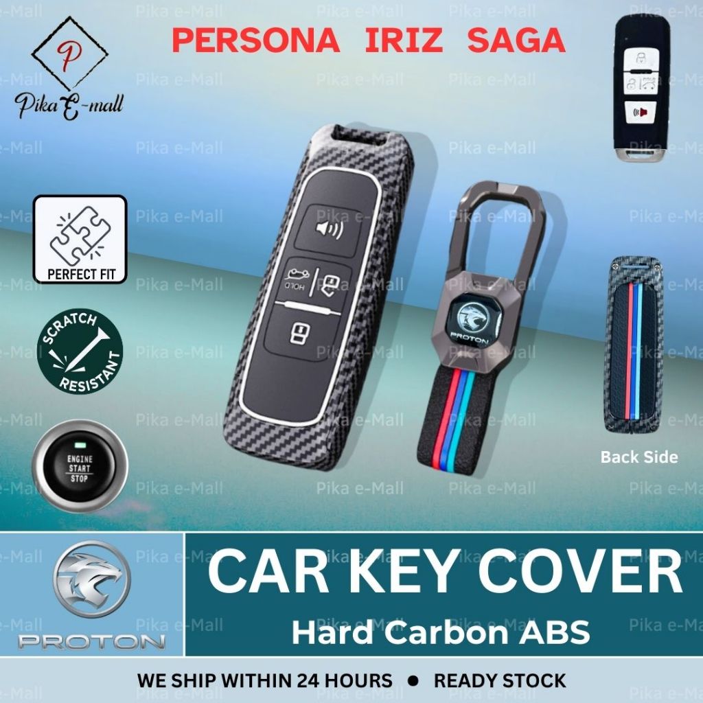 CARBON Proton Saga Premium S Iriz Persona Key Cover Kunci Saga VVT ...