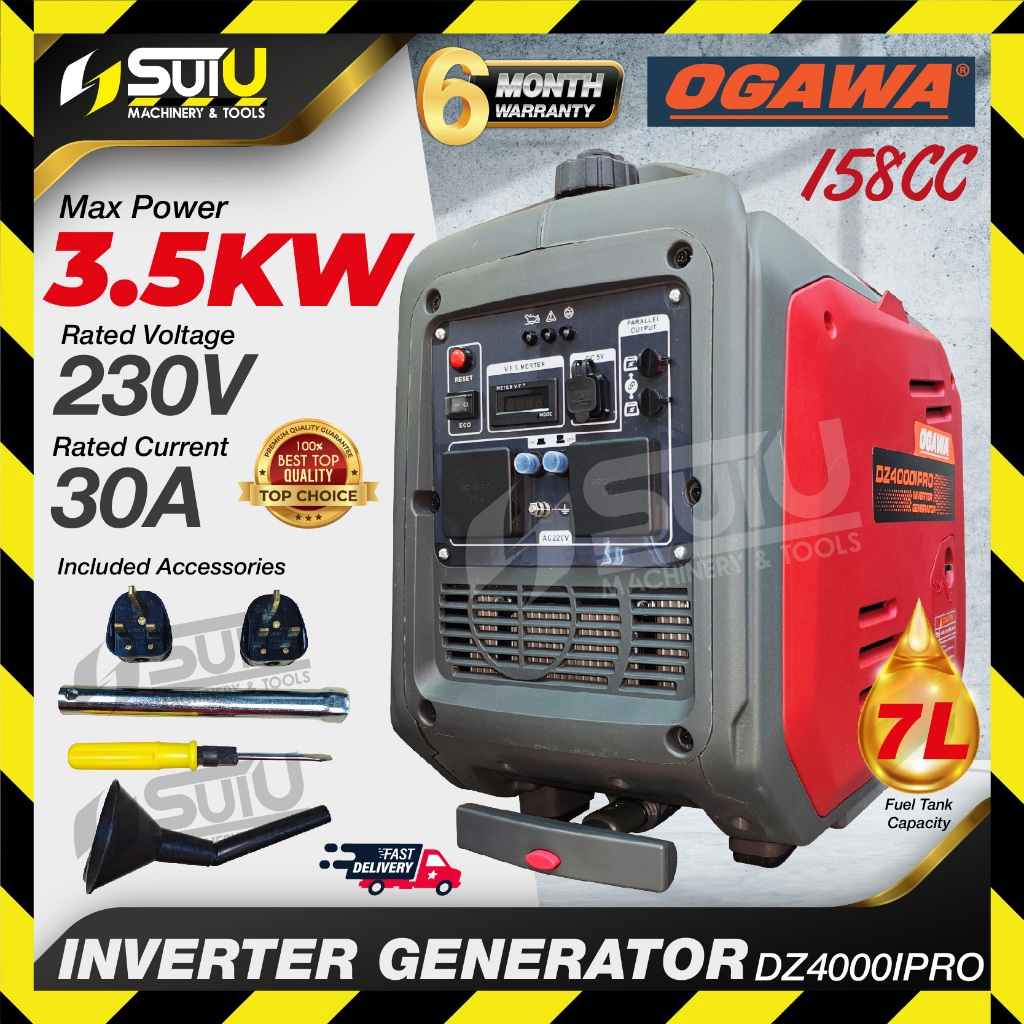 OGAWA DZ4000IPRO 158CC Gasoline Inverter Generator / Penjana 3.5KW | Shopee Malaysia