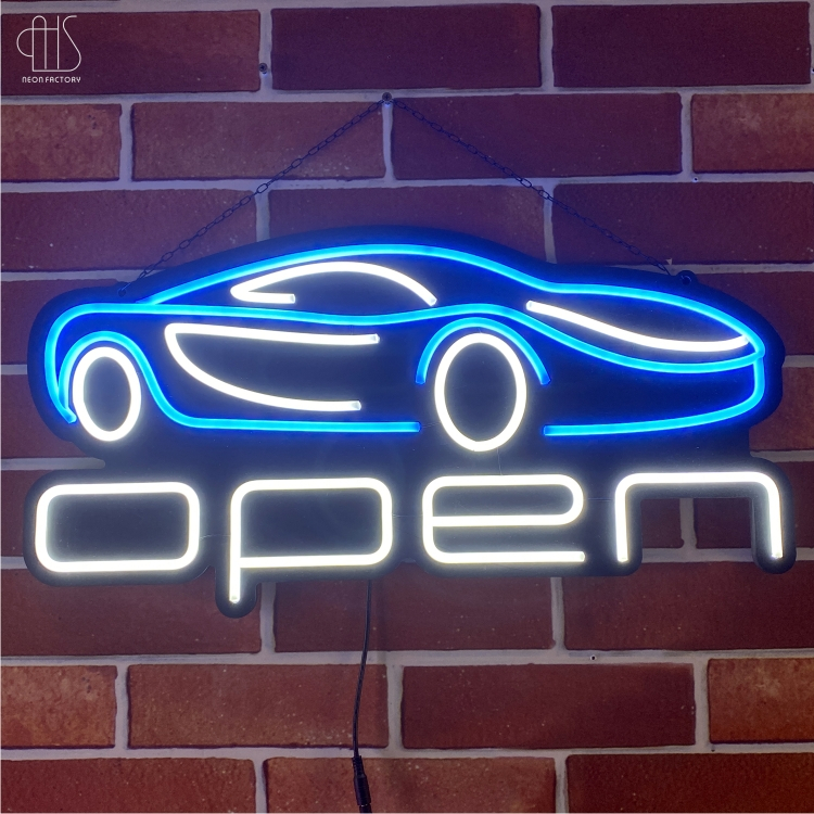 Garage Personalized LED Neon Sign Car Wash Car Shampoo Signs Wall Decor ...