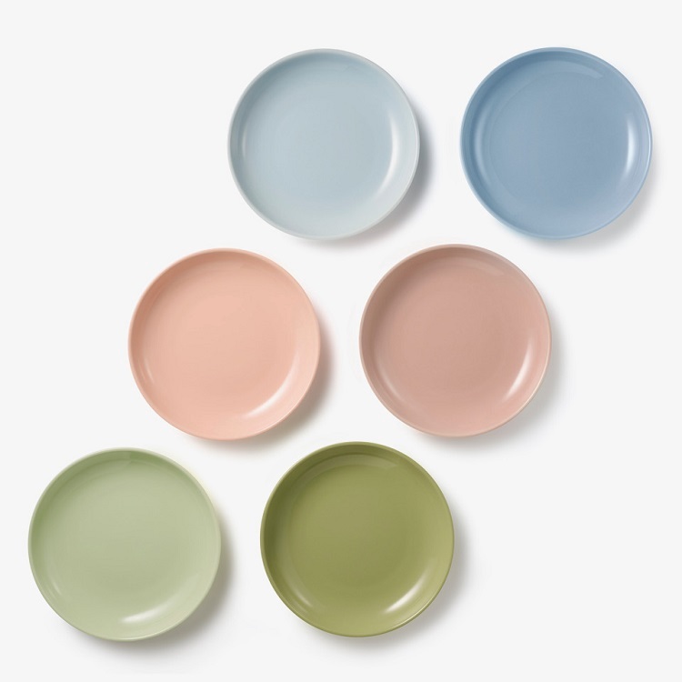 STAUB Macaron 22cm Plate Set 6pcs | Shopee Malaysia