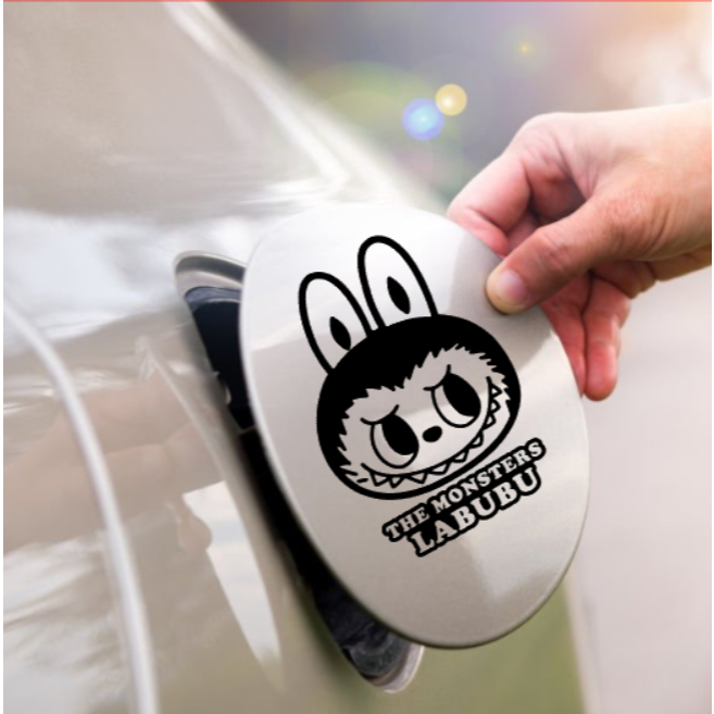 LABUBU Logo Car Fuel Tank Sticker Cutting | Shopee Malaysia