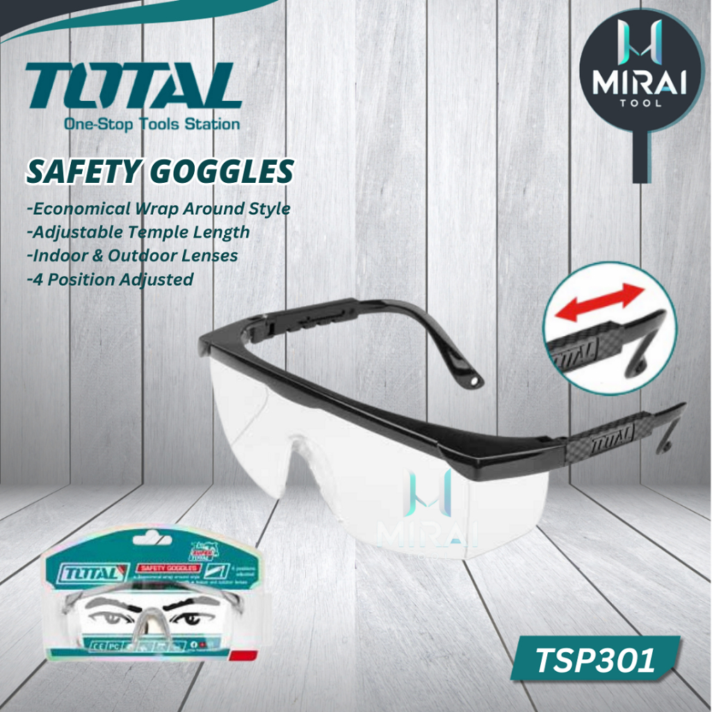 TOTAL TSP301 Safety Goggles | Shopee Malaysia
