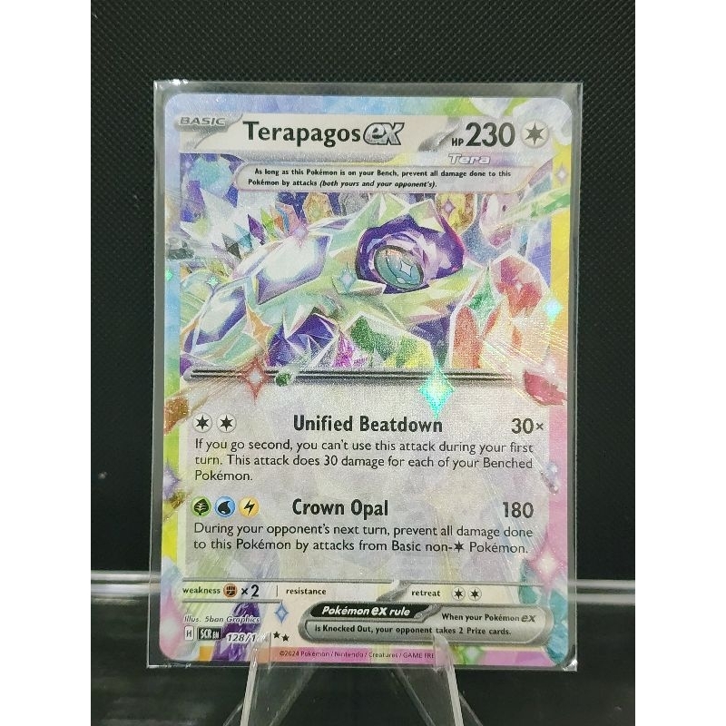 2024 Terapagos Ex Card (Rare Holo) | Shopee Malaysia