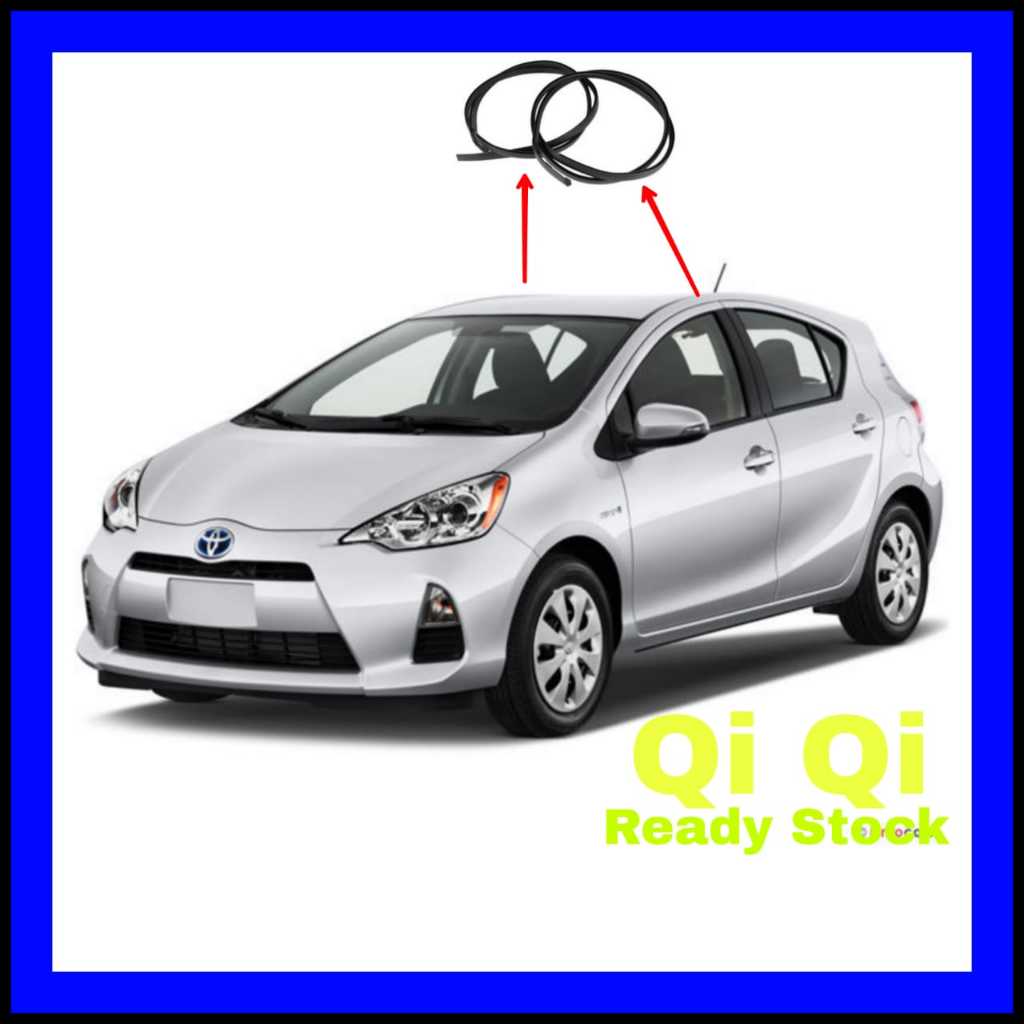 TOYOTA NHP10 PRIUS C ROOF MOULDING RUBBER | Shopee Malaysia