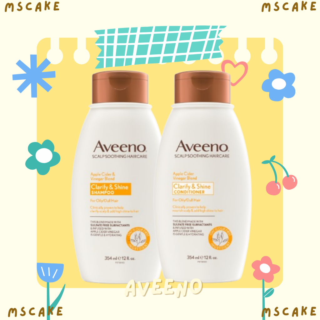 Aveeno Hair Shampoo & Conditioner 354ML | Shopee Malaysia