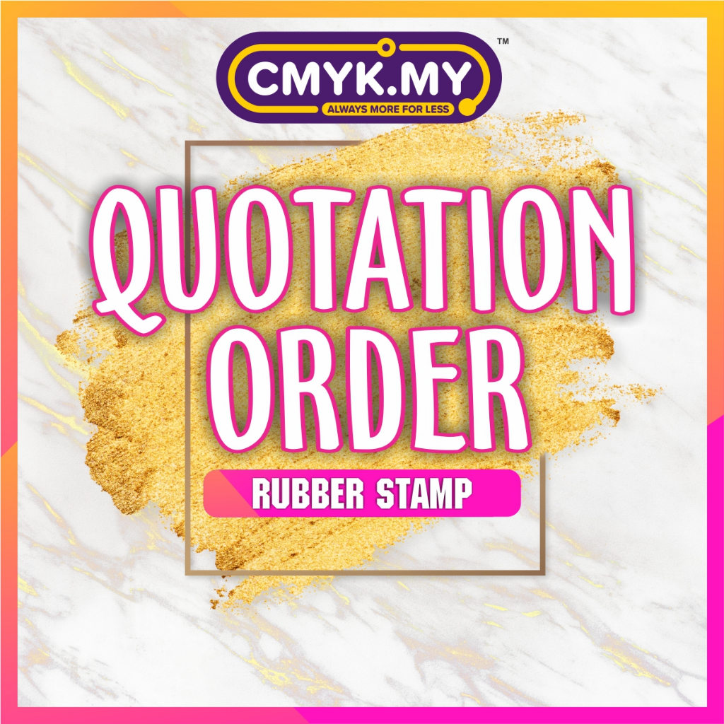 [QUOTATION ORDER] RUBBER STAMP CUSTOM PRINTING [PLEASE CHAT WITH US ...