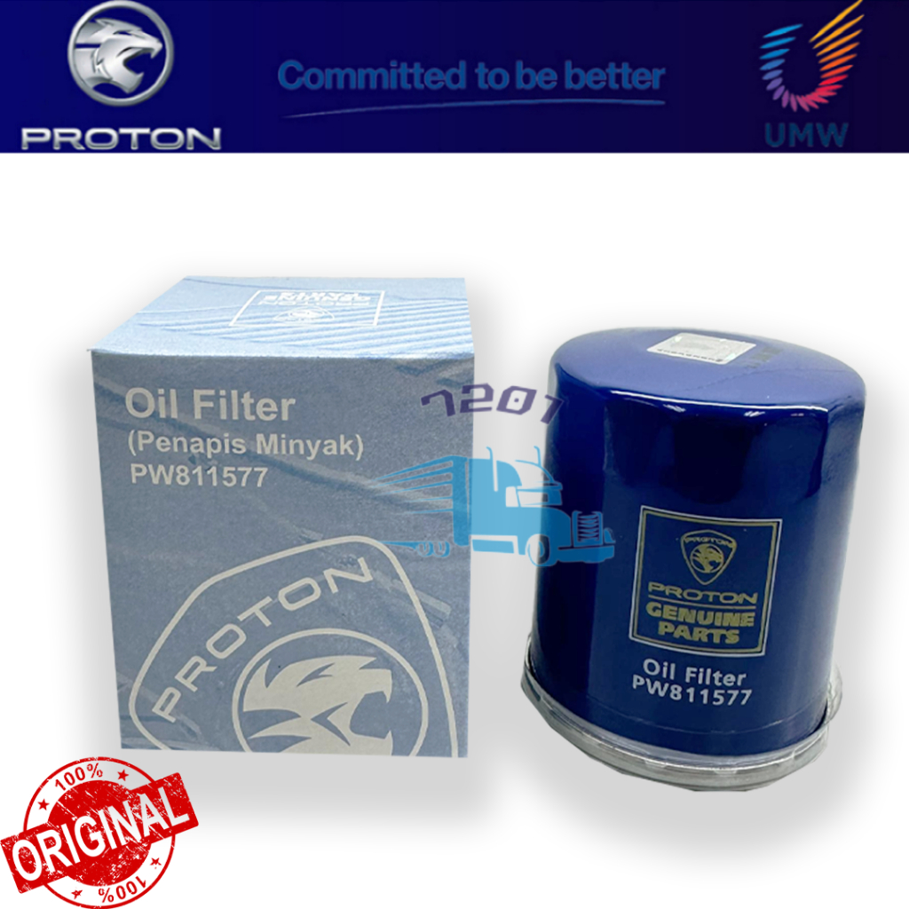100%ORIGINAL PROTON PW811577 oil filter Persona, Saga, Gen2, Waja, Wira ...