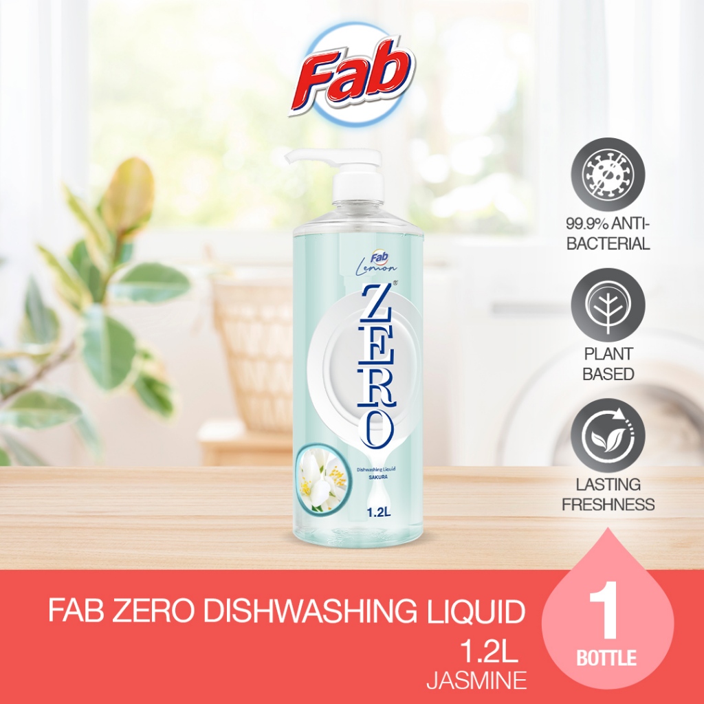 Fab Dishwashing Liquid Jasmine 1.2L | Shopee Malaysia