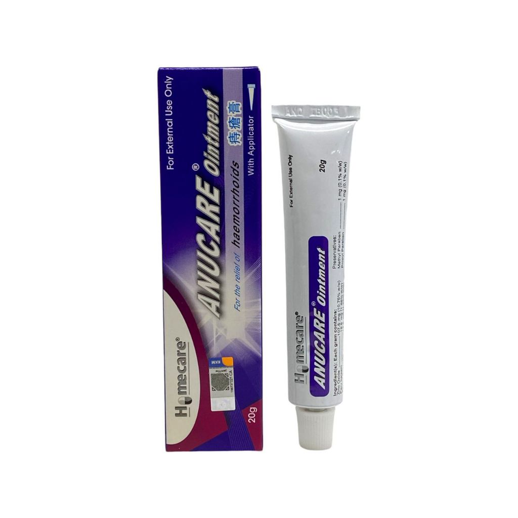 ANUCARE OINTMENT 20G - Relief of Hemorrhoid (Buasir) 20g/tube | Shopee ...