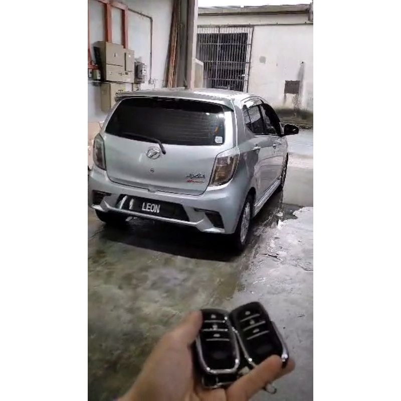 Leon perodua axia PKE fully Keyless intelligent smart alarm system with ...