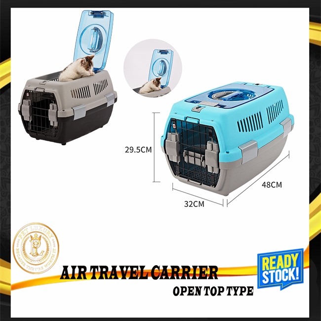 Pet Travel Carrier (Open Top) / Dog Cat Rabbit Small Animal Carrier Bag ...