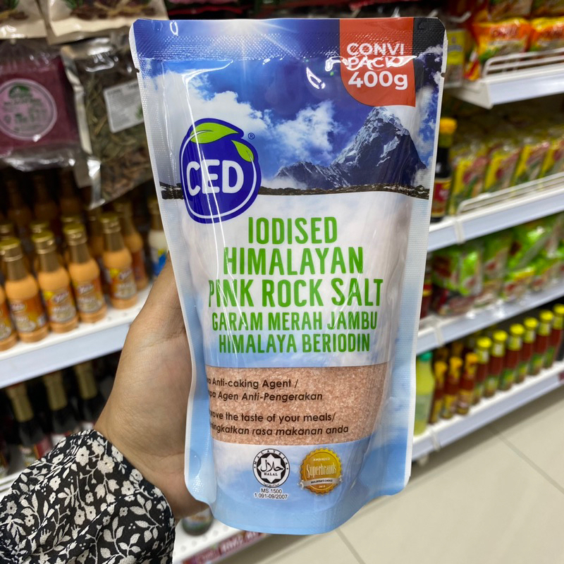 CED Iodized Himalayan Pink Rock Salt Garam Merah Jambu Himalaya ...