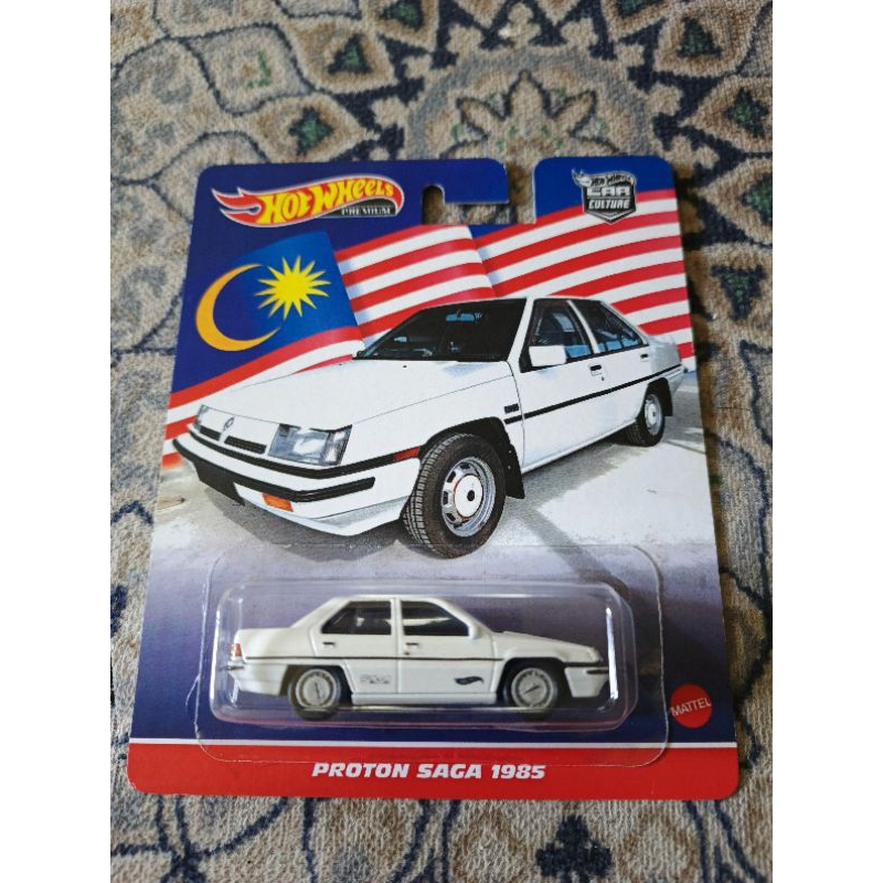 HOTWHEELS CUSTOM PROTON SAGA MALAYSIA (WHITE) | Shopee Malaysia