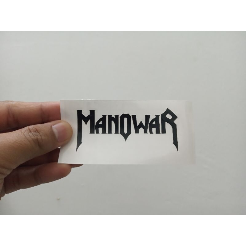 Sticker MANOWAR Band ( Sticker Cutting / Outdoor ) | Shopee Malaysia