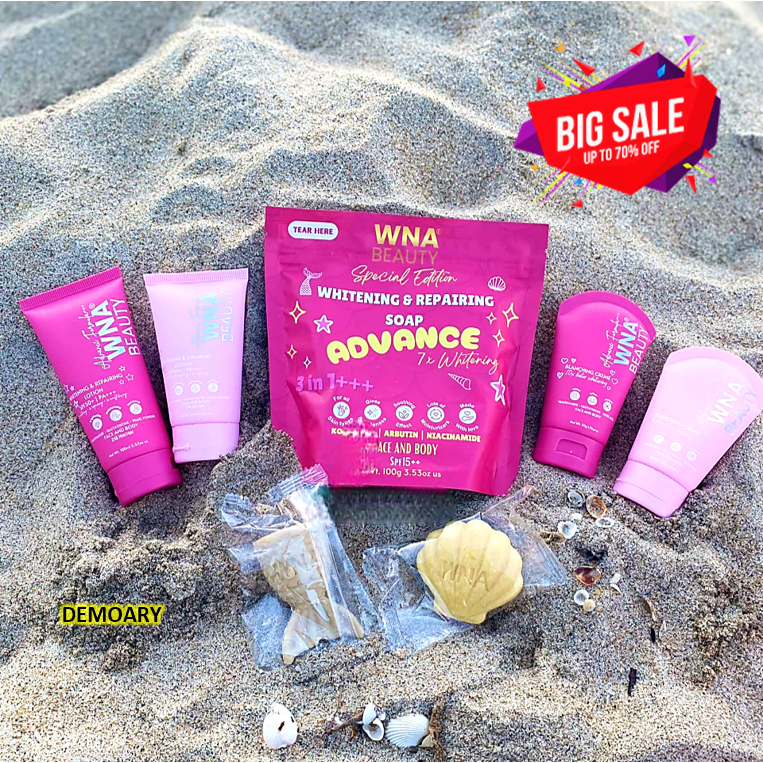 Wna Beauty - Advance Lotion 50Ml , 100Ml , Blanching 30g , Sabun Pink ...