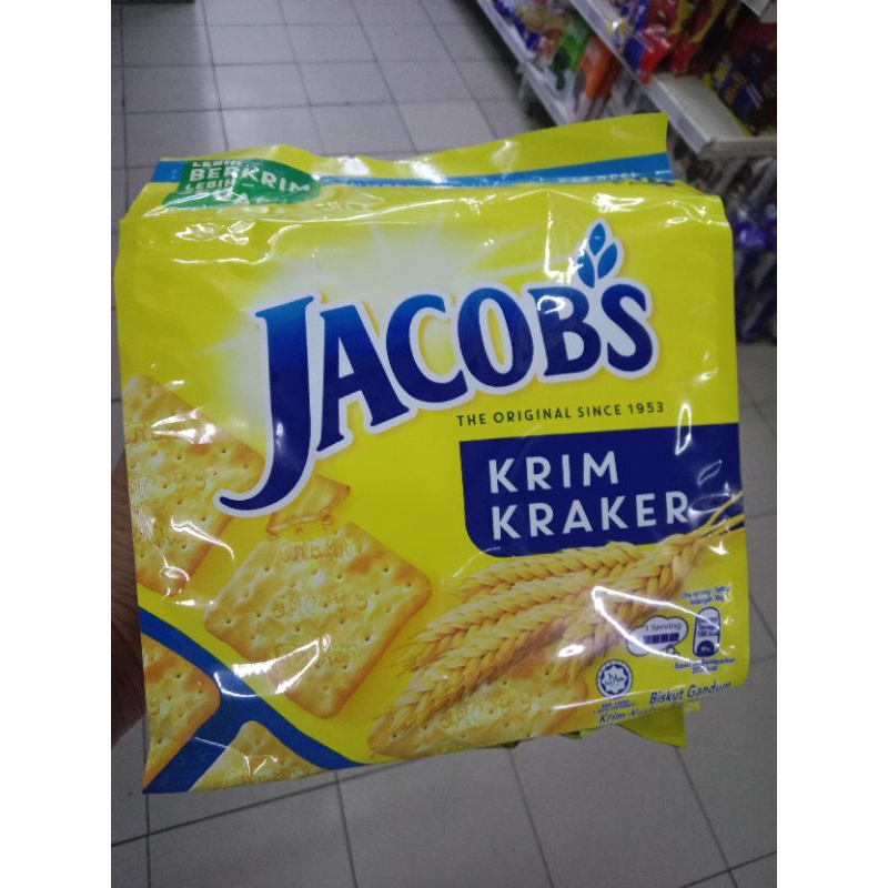 BISKUT KRIM KRAKER/CREAM CRACKERS JACOB'S 14 PACKS READY STOCK | Shopee ...