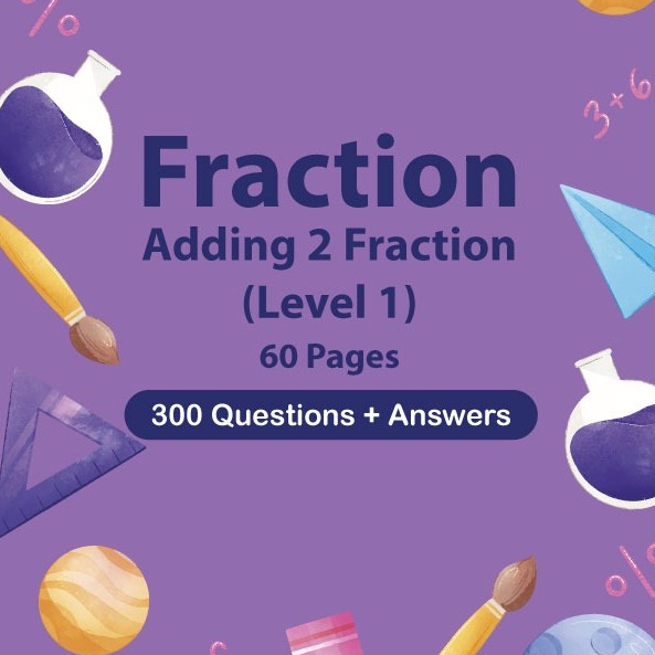 Igcse Math Fraction Adding 2 Fraction Level 1 300 Qa Igcse Maths 7291