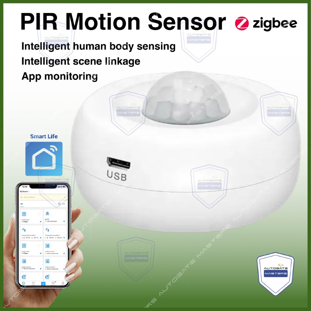 TUYA SMART ZigBee PIR Motion Sensor Ceiling Infrared Motion Detector ...
