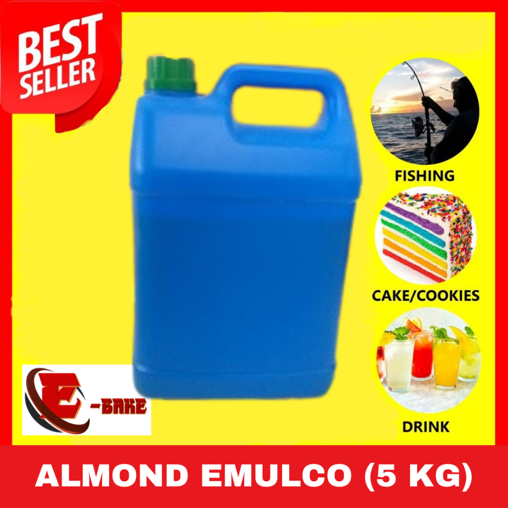 ALMOND EMULCO 5KG | PERASA BADAM PEKAT 5KG HALAL | Shopee Malaysia