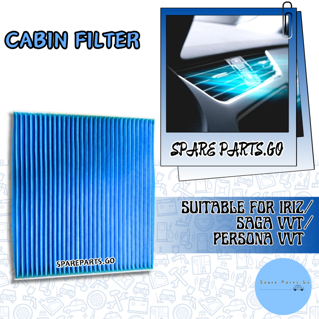 🔥[Ready Stock现货]🔥OEM Air Cond Cabin Filter (Fibre N95) Proton Iriz Saga ...