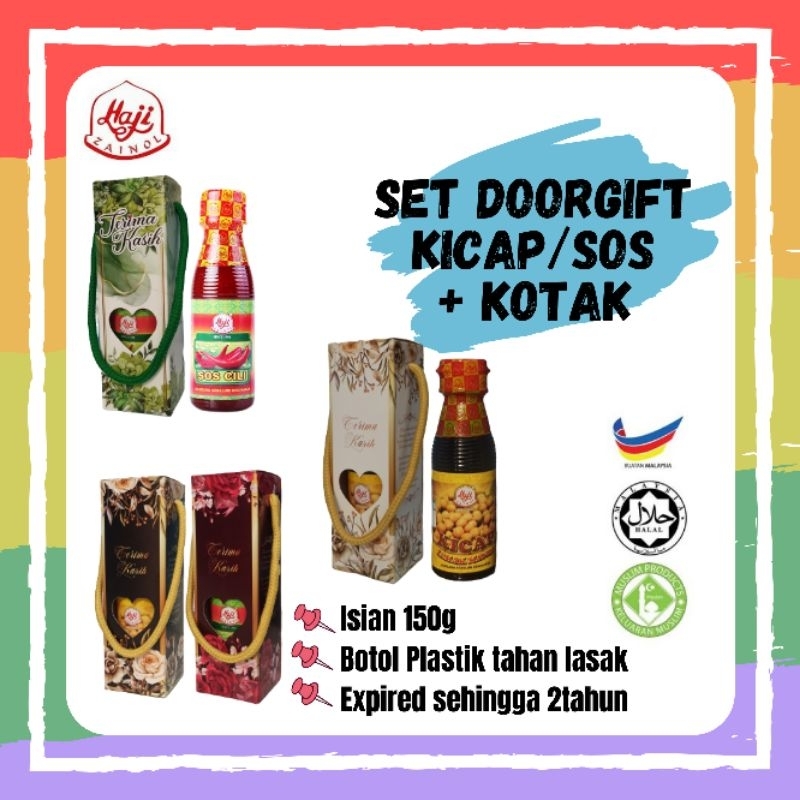 Doorgift / Goodies Kicap Sos + kotak + tali | Shopee Malaysia