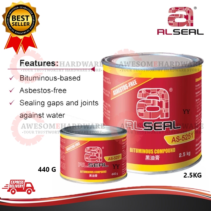 ALSEAL AS-5251 BITUMINOUS COMPOUND ROOF COMPOUND BITUMEN SEALANT FOR ...