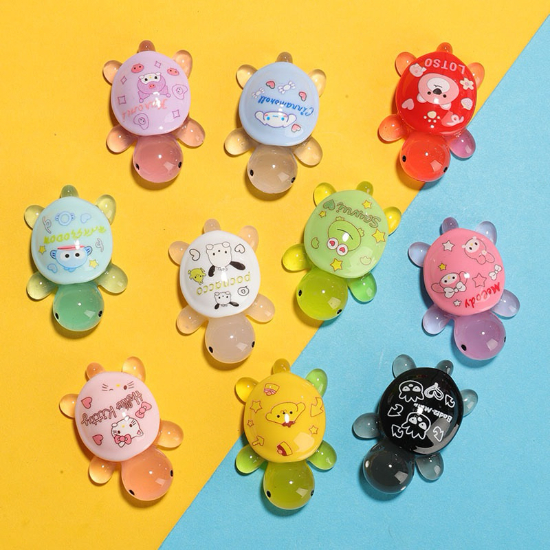 对对碰 夜光三丽鸥乌龟 5cm Sanrio Turtle Glow In The Dark Kura Kura 惊喜盲袋 BLIND BAG ...