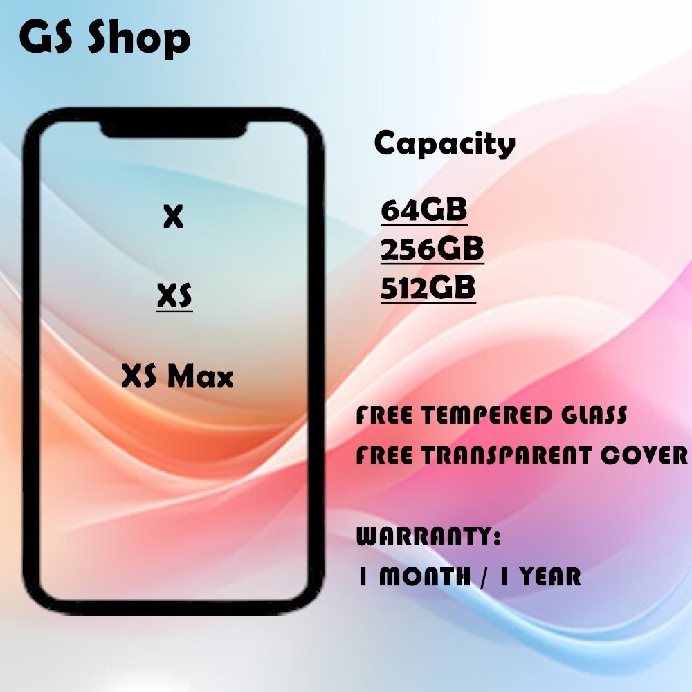 USED SET - X 64GB | 256GB / XS 64GB | 256GB | 512GB / XSM 64GB | 256GB ...