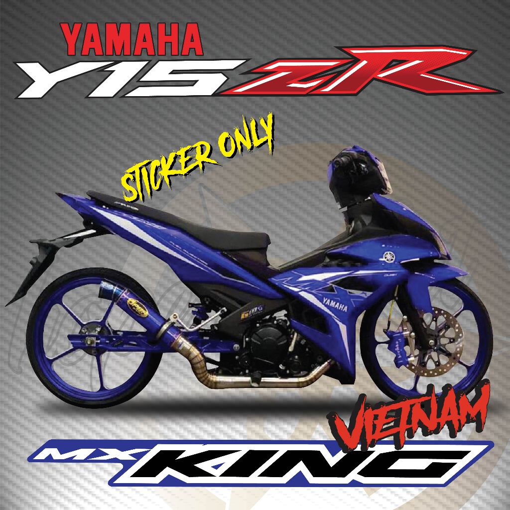 STRIPE MOTOR YAMAHA Y15ZR Y15 MX KING (10) VIETNAM DESIGN CUSTOM BODY ...