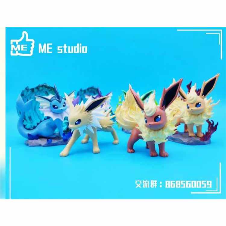 ME Studio - Vaporeon, Flareon & Jolteon Pokemon Resin Statue GK Anime ...