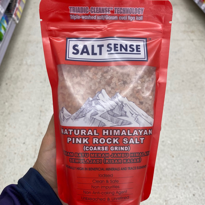 Garam Pink Salt Sense Pink Rock Salt (Coarse Grind) 500g Ready Stock ...