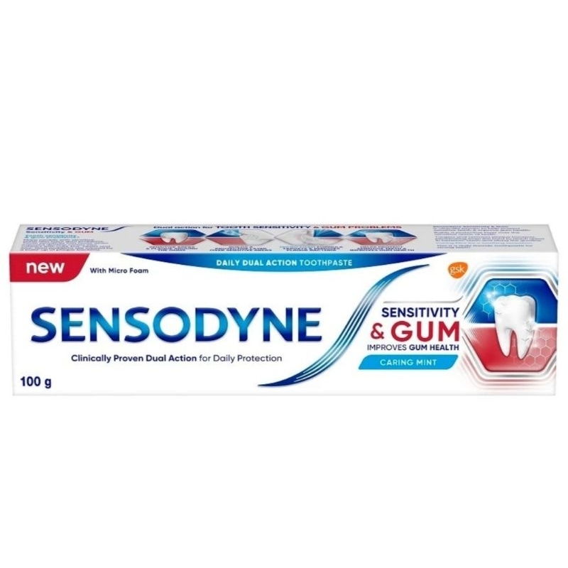 Sensodyne Sensitivity &Gum Caring Mint Toothpaste 100gm | Shopee Malaysia