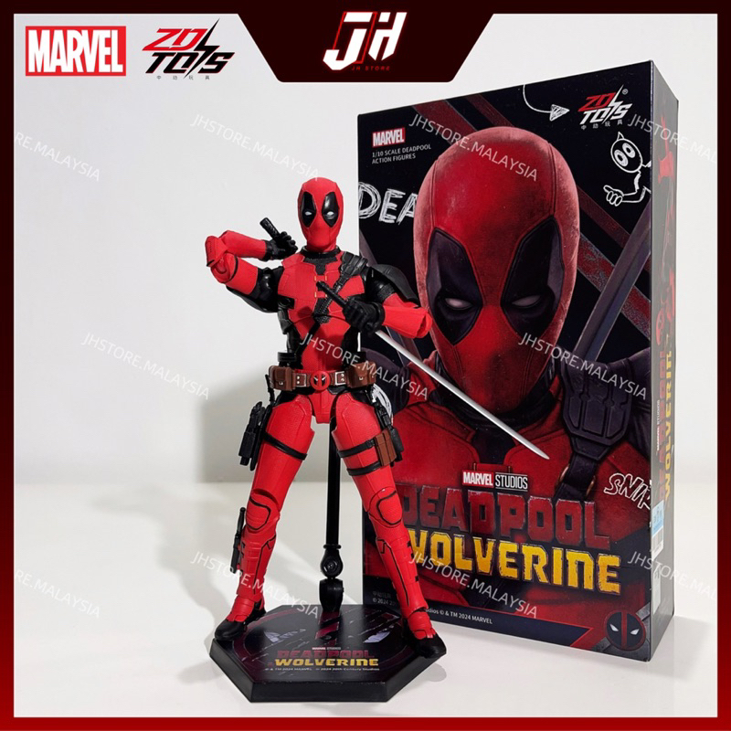 Deadpool Action Figure Original ZD Toys Deadpool 2024 Toys Collection ...