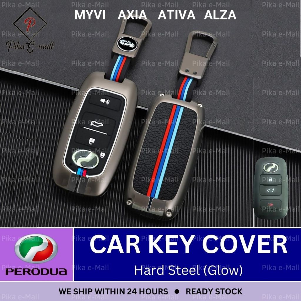 Perodua Myvi Alza Ativa Axia Key Cover 2024 Keyless Remote Car Key Case ...