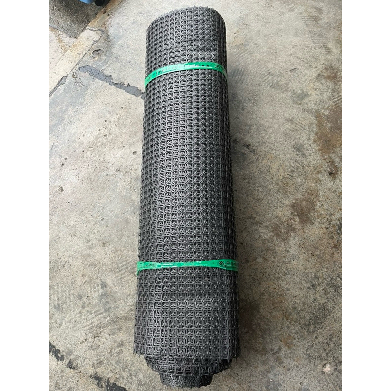 GEOGRID MESH POLYMER TYPE PVC MESH JARING NET 20x20mm 1m / 1.2m PER ...