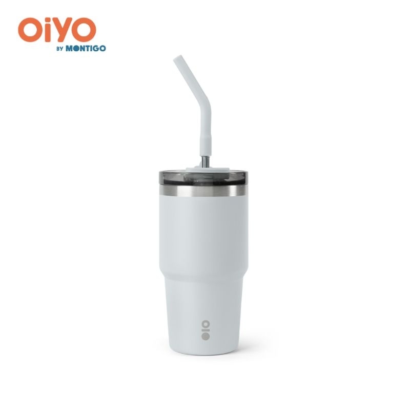 Oiyo by Montigo Solo Tumbler 590ml Powder Grey Green Heat Temperature ...