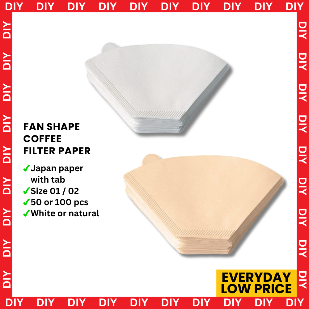 Fan Shape Paper Filter (Kalita Compatible), Japan Made Paper | Shopee ...