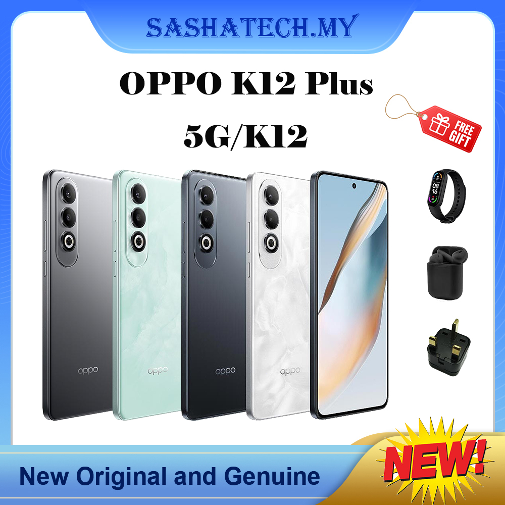 OPPO K12 PLUS/OPPO K12 Snapdragon 7 Gen 3 80W Fast Charging 6400 Mah Battery Game Phone | Shopee ...