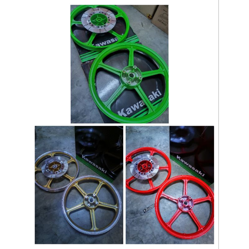 SPORT RIM KAWASAKI AR125/AR80 CUSTOM Y125ZR/Y15ZR/Y16ZR/ABS/LC135 V8 FI ...