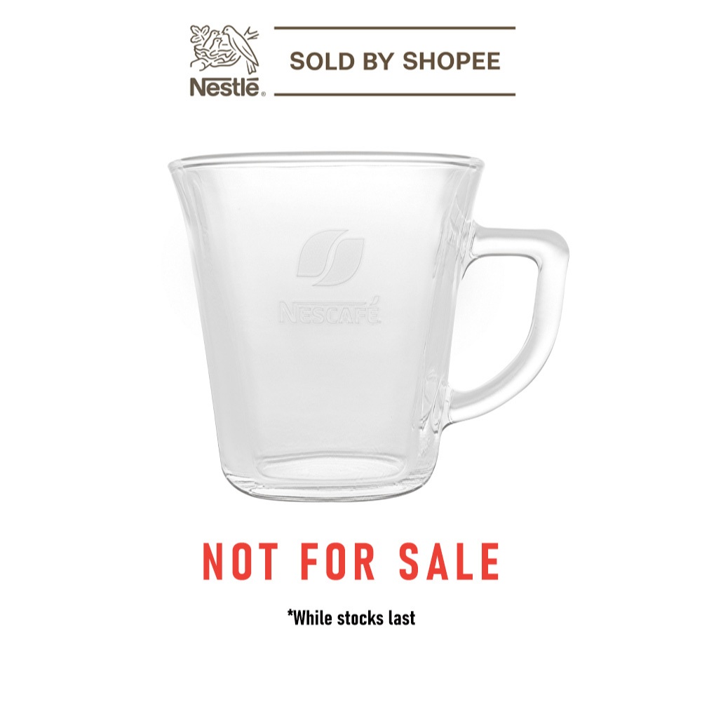 NESCAFE New Gold Class Glass Mug [Not For Sale - Gimmick] | Shopee Malaysia