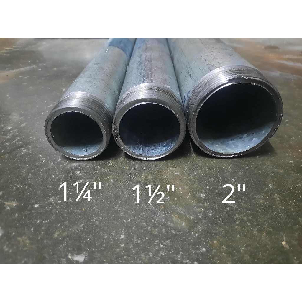 1¼", 1½", 2" Galvanised Iron Pipe/ GI pipe (Long) | Shopee Malaysia