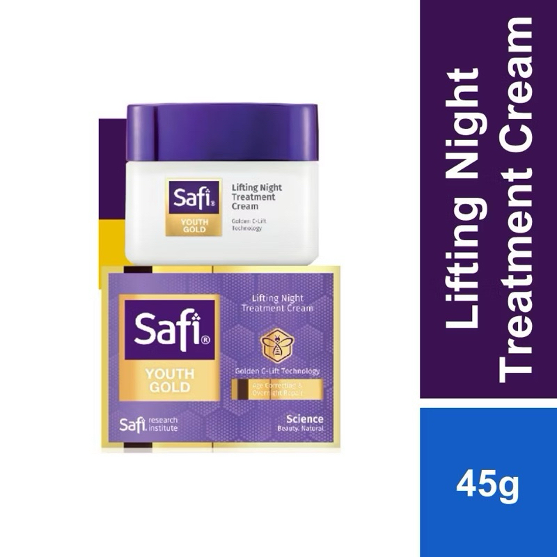 SAFI YOUTH GOLD LIFTING NIGHT TREATMENT CREAM 45G | Shopee Malaysia
