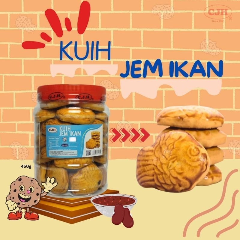 Kuih Jem Ikan CJH (400g) [Handmade] [HALAL][MeSTI] | Shopee Malaysia