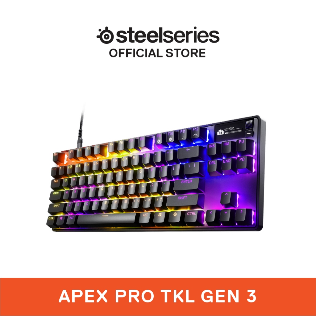 SteelSeries Apex Pro TKL Gen 3 Wired RGB Omnipoint 3.0 Mechanical Gaming Keyboard 64740 | Shopee ...