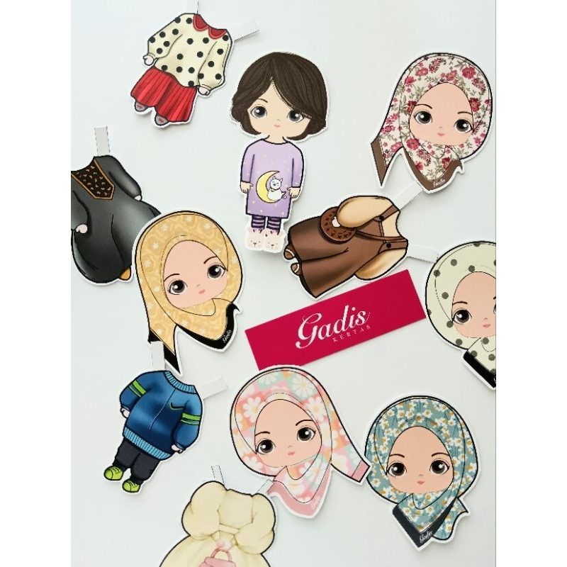 Paper Doll Muslimah Malaysia | Shopee Malaysia