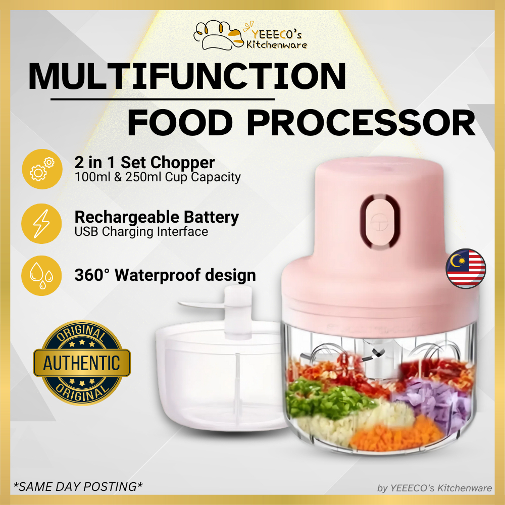 Mini Blender Garlic Chopper Portable Blender Electric Food Chopper Meat ...