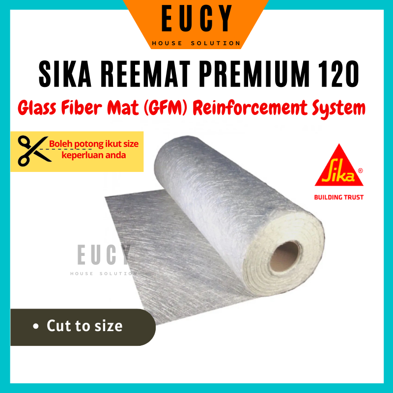 【𝗖𝗨𝗧 𝗧𝗢 𝗦𝗜𝗭𝗘】Sika Reemat Premium 120 -Glass Fiber Mat /Waterproofing ...