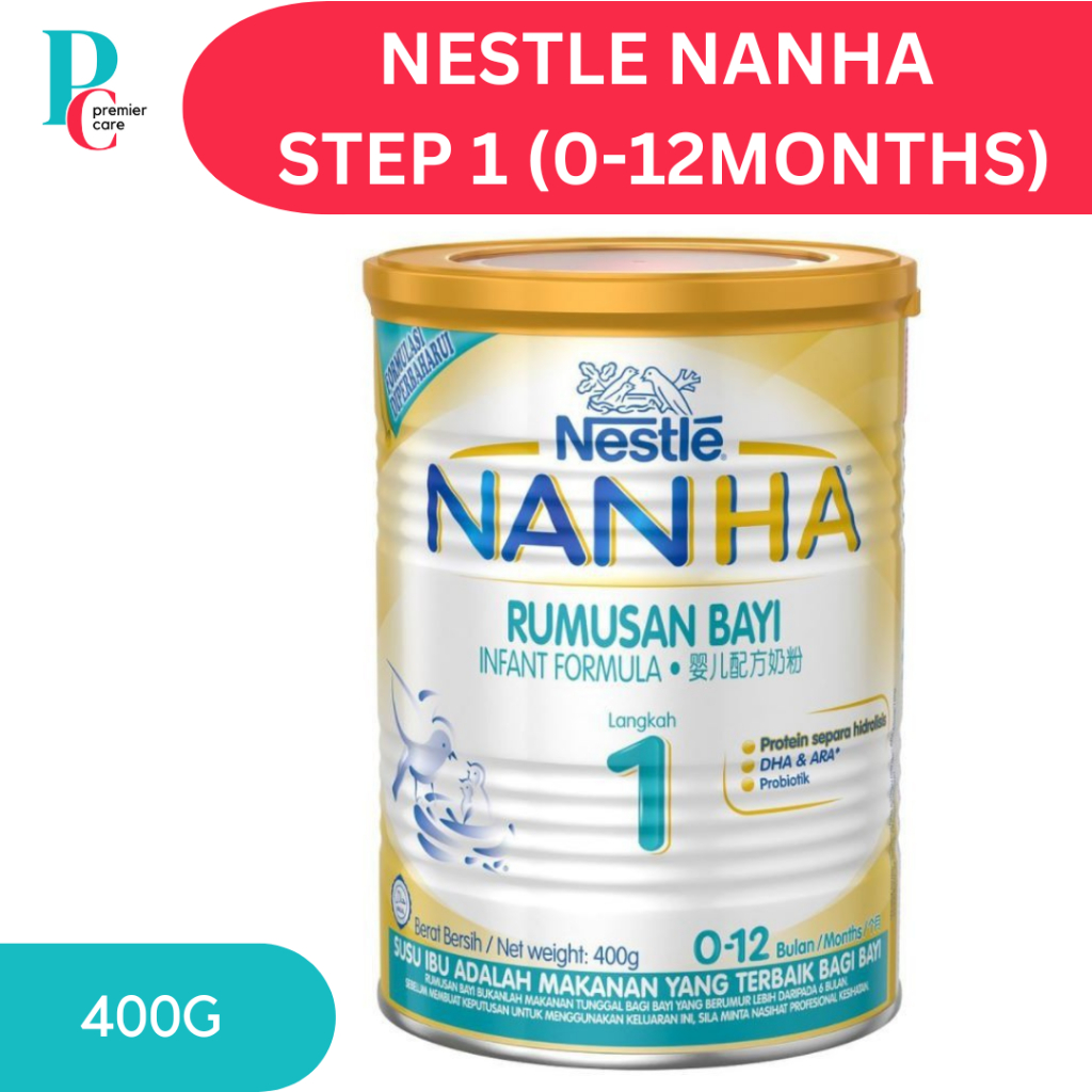 NESTLE NANHA STEP 1 (0-12MONTHS) 400G | EXP:25/08/2025 | ALLERGY ...