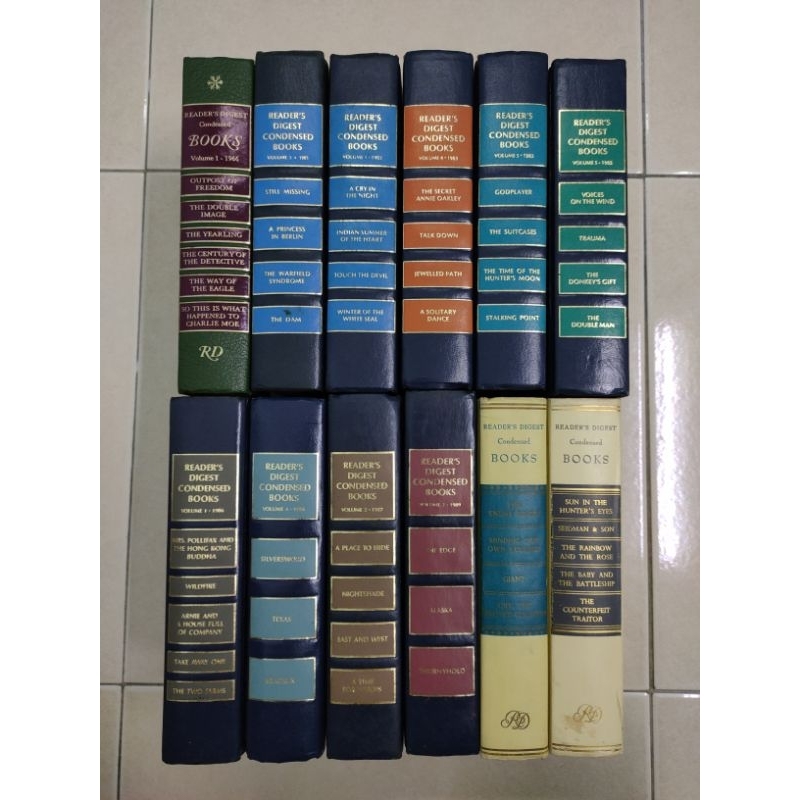 [BB] [Used] (Motif Hardcover) Reader's Digest: Condensed Books (4-in-1 ...